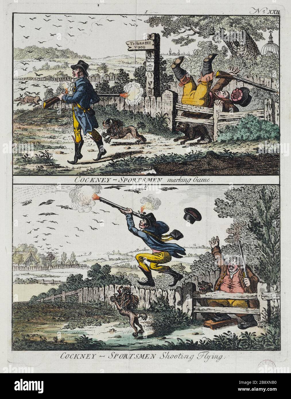 COCKNEY SPORTSMEN MARKING GAME - COCKNEY SPORTSMEN SHOOTING FLYING ...