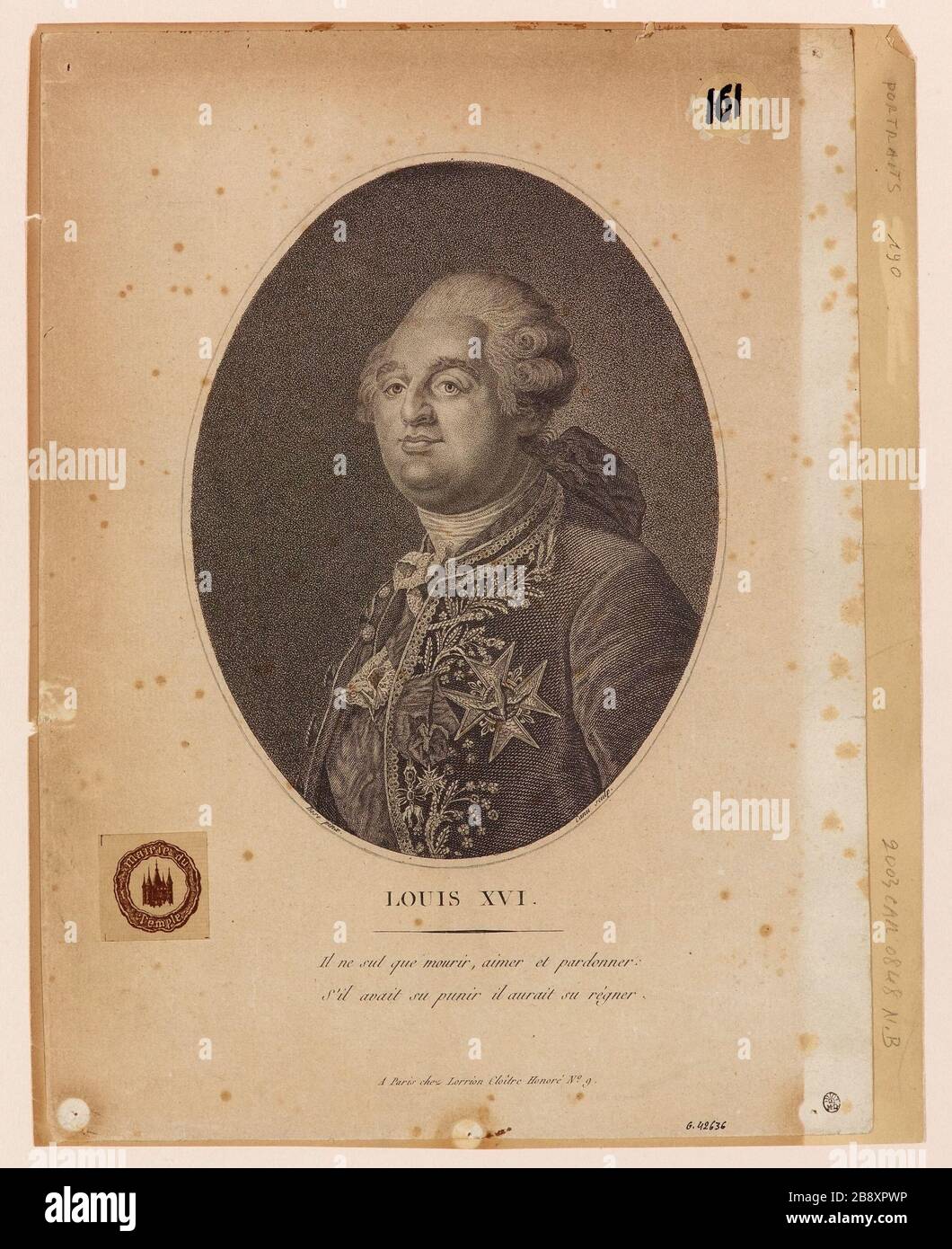 Louis XVI / He knew that death, love and forgive / If he had known he ...