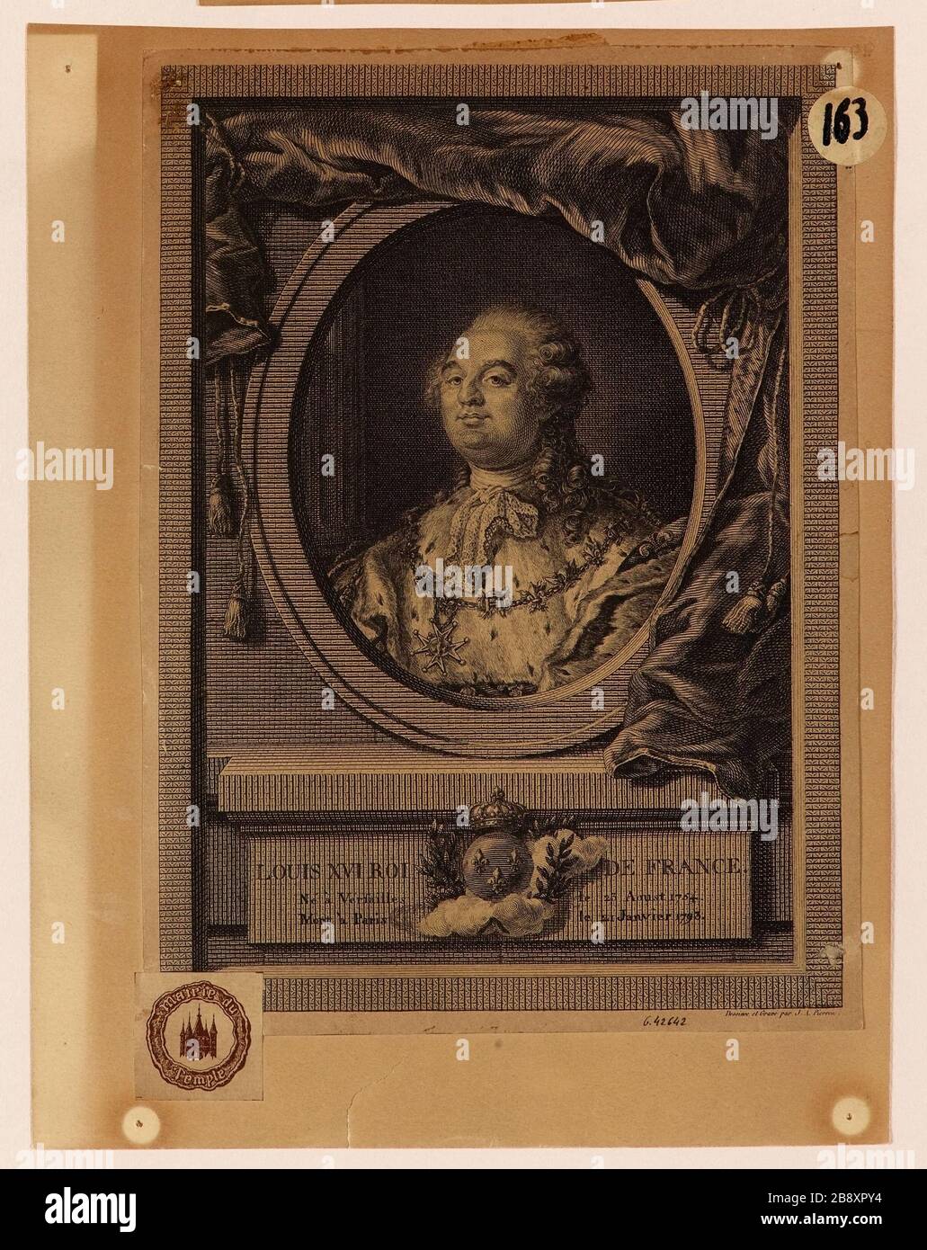 King Louis XVI of France / Born in Versailles on 25 Aoust 1754 / Death ...