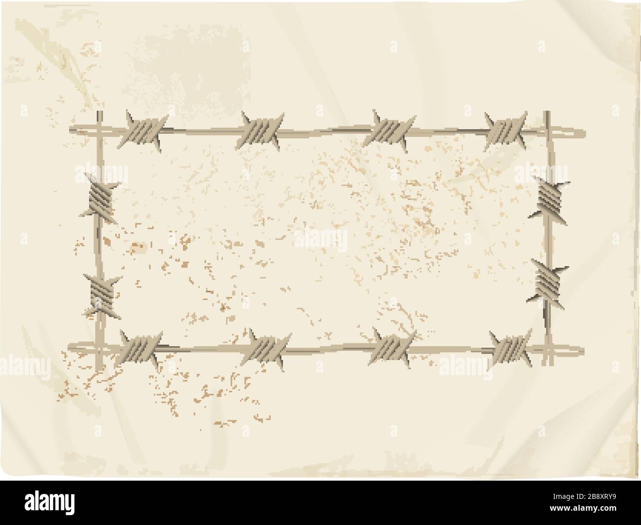 Paper clip border design hi-res stock photography and images - Alamy