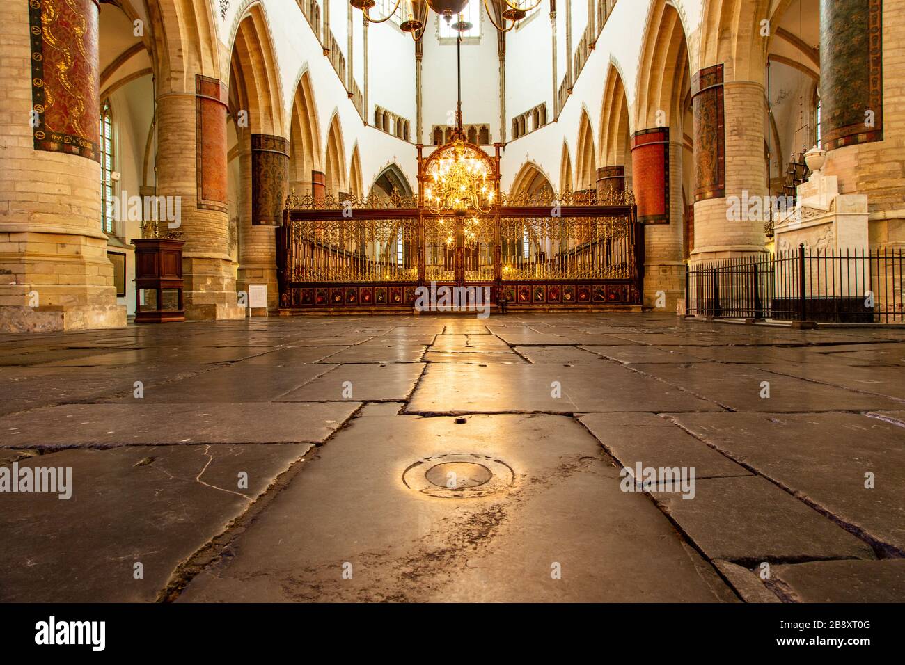 The great church (Grote Kerk) in the city of Haarlem has dominated the ...