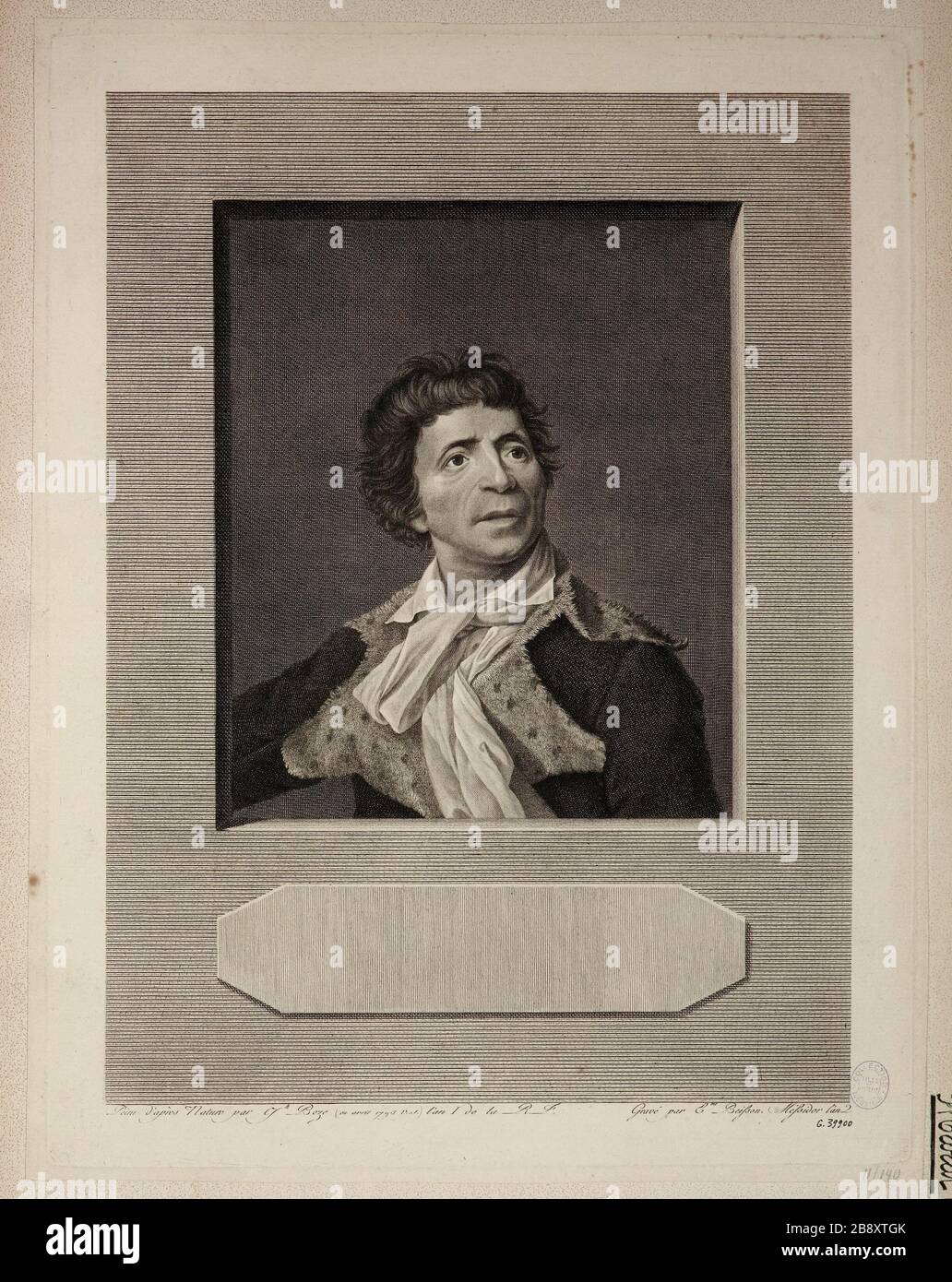 Portrait of Jean-Paul Marat Stock Photo - Alamy