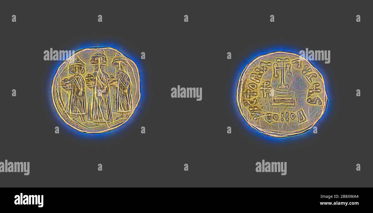 Solidus (Coin) of Heraclius, 638/641, Byzantine, minted in ...