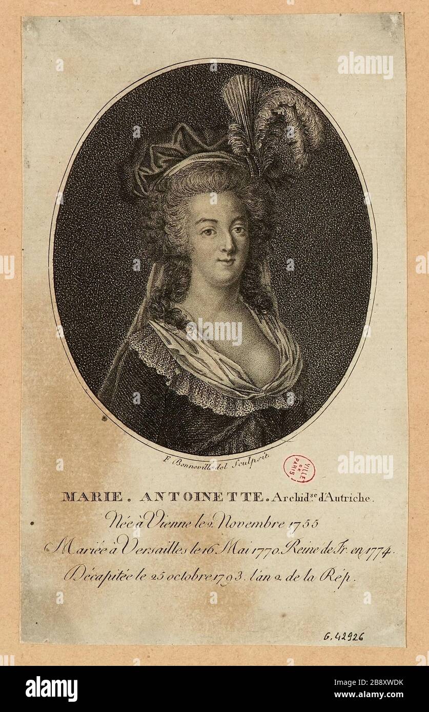 Marie Antoinette, Archduchess of Austria Stock Photo - Alamy