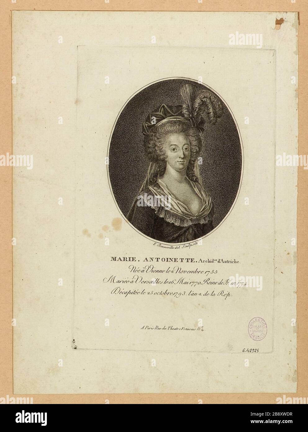 Marie Antoinette Archduchess of Austria Stock Photo - Alamy