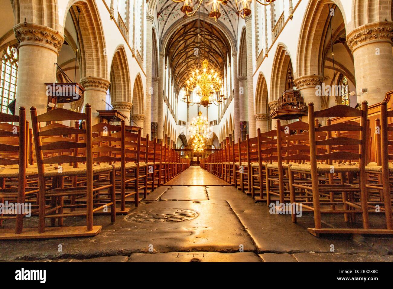 The great church (Grote Kerk) in the city of Haarlem has dominated the ...