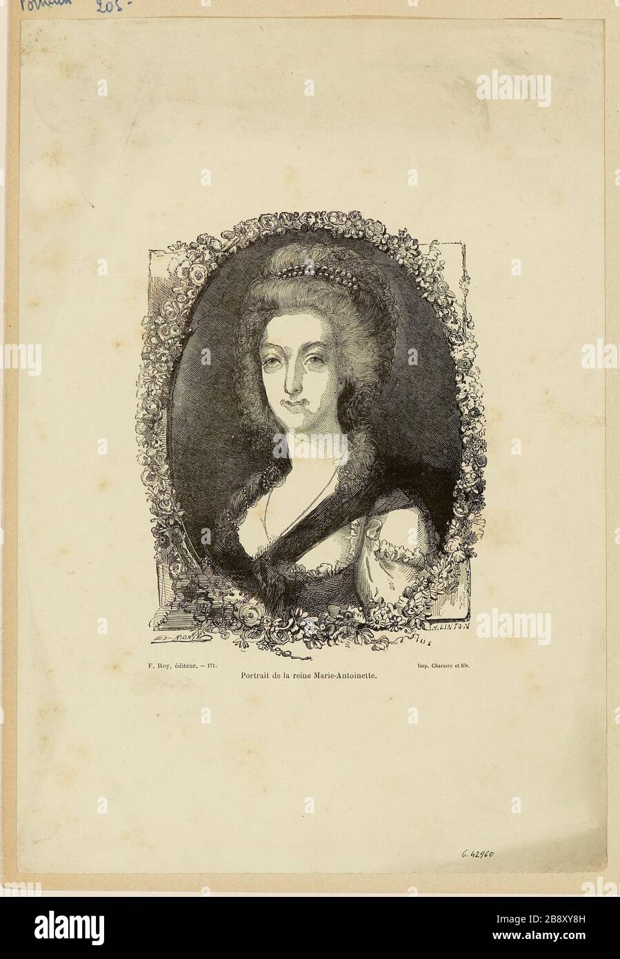 Portrait of Marie Antoinette Stock Photo - Alamy