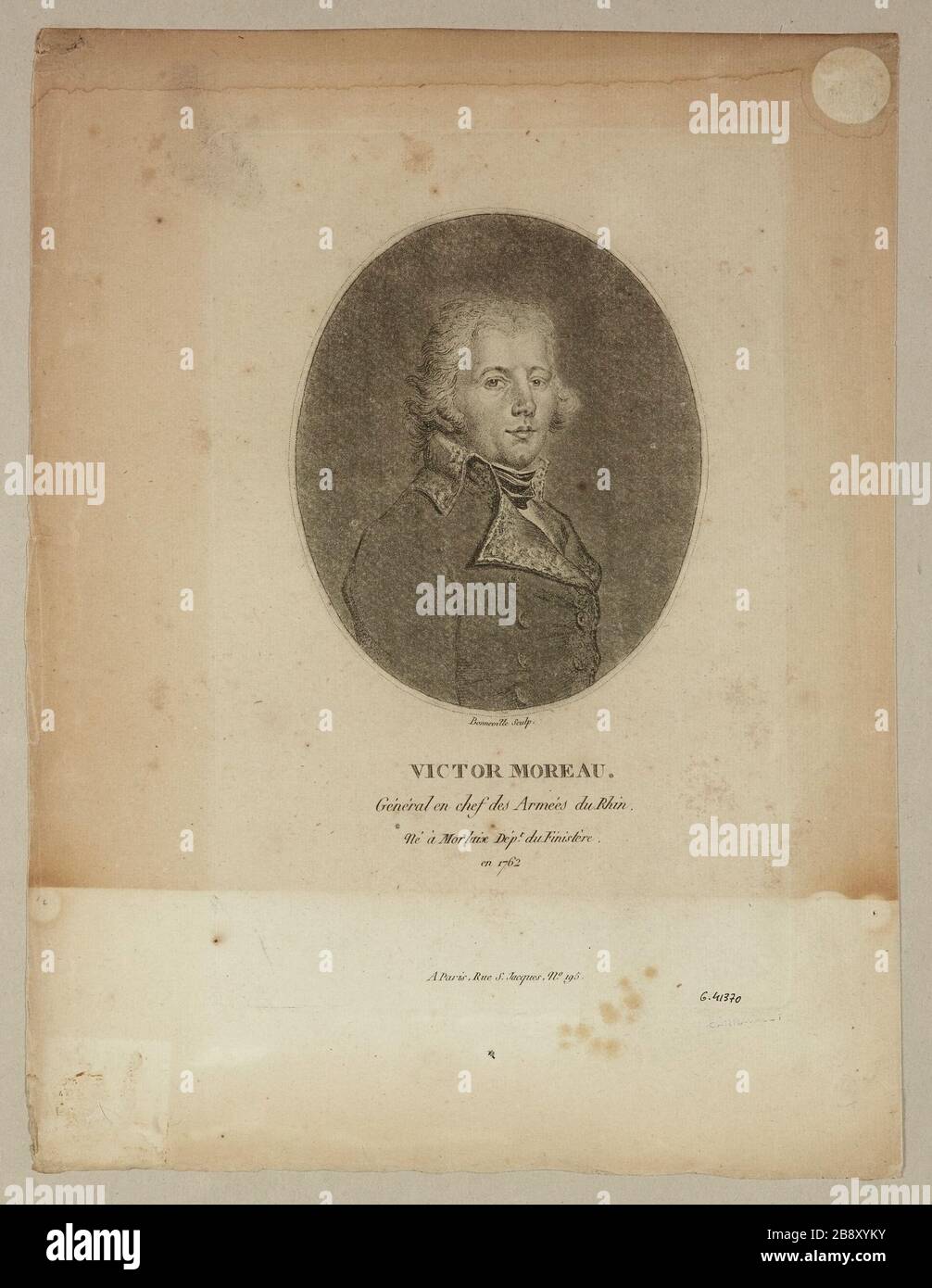 Victor Moreau / General in Chief of the Armed Rhine Stock Photo - Alamy