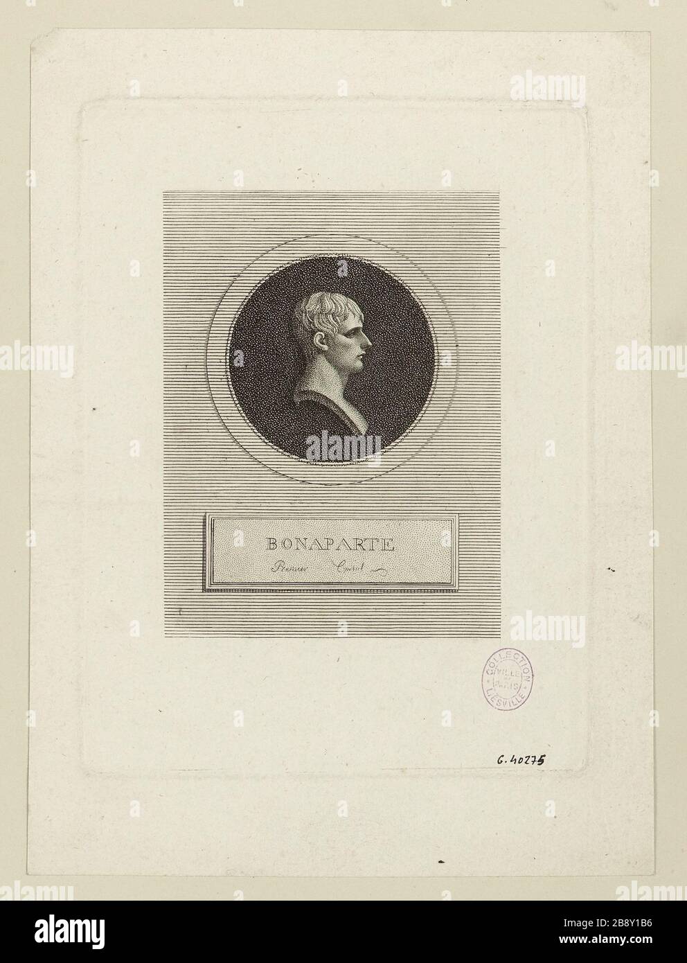 Bonaparte / First Consul Stock Photo - Alamy