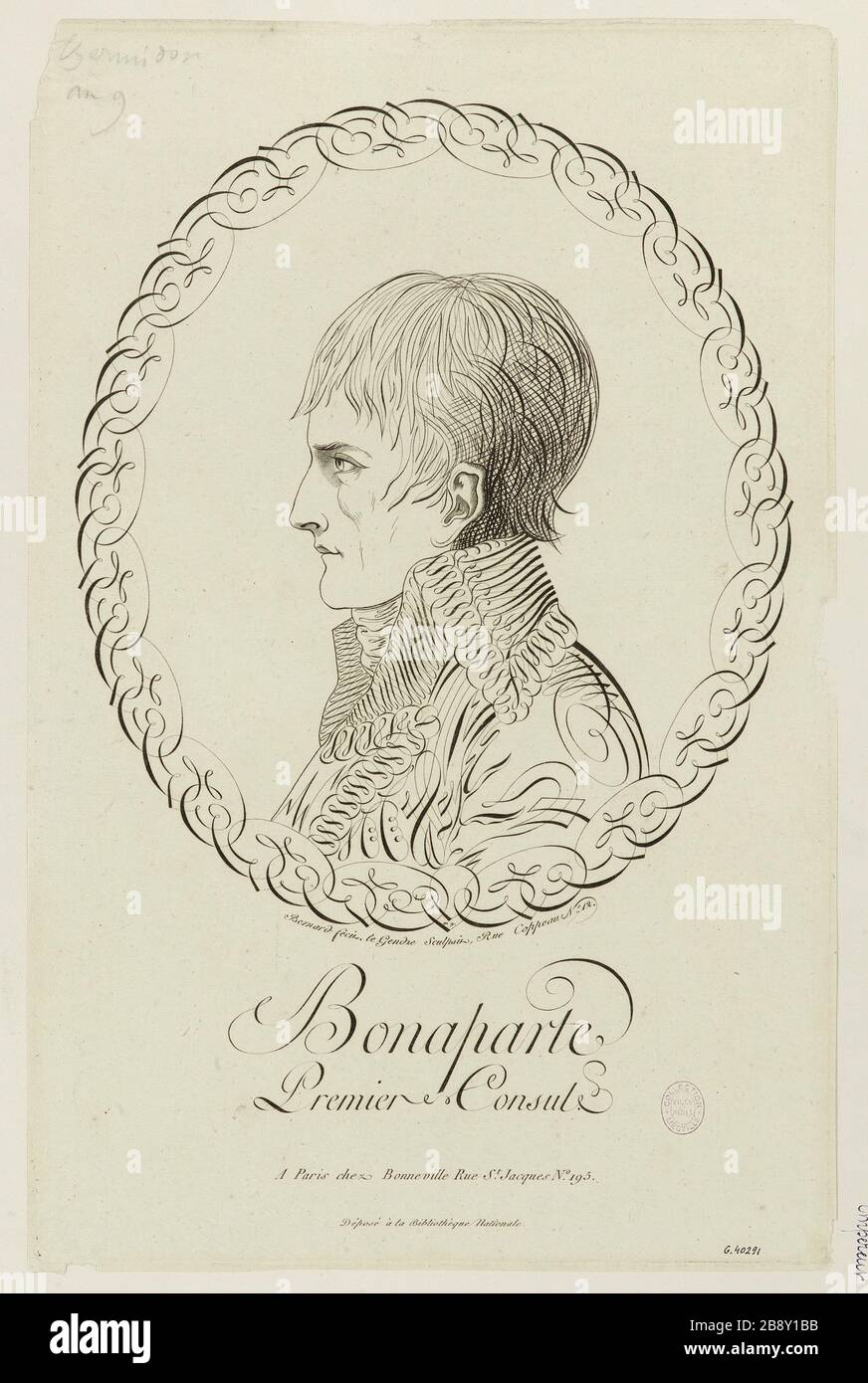 Bonaparte / First Consul Stock Photo - Alamy