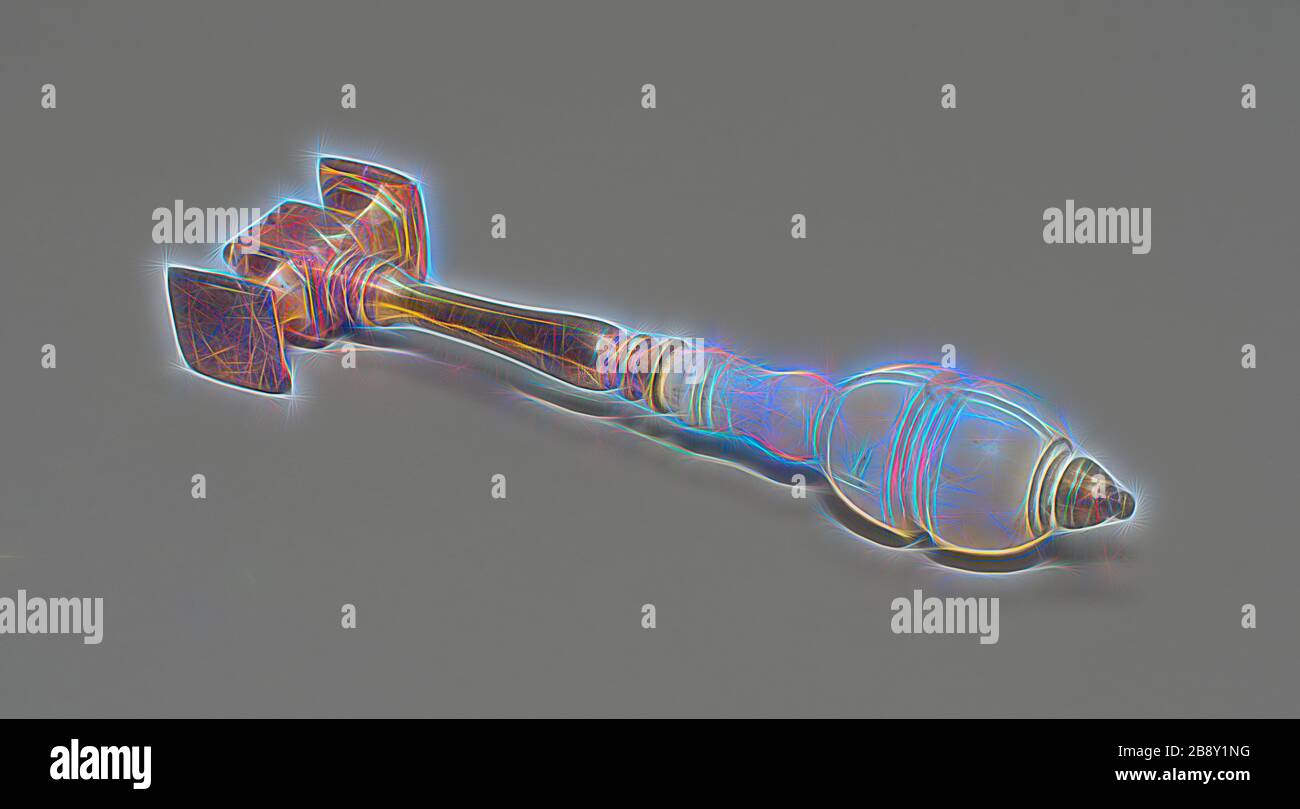 Hammer, 17th century, France, Gilded bronze and ivory, L. 17.2 cm (6 3/ ...