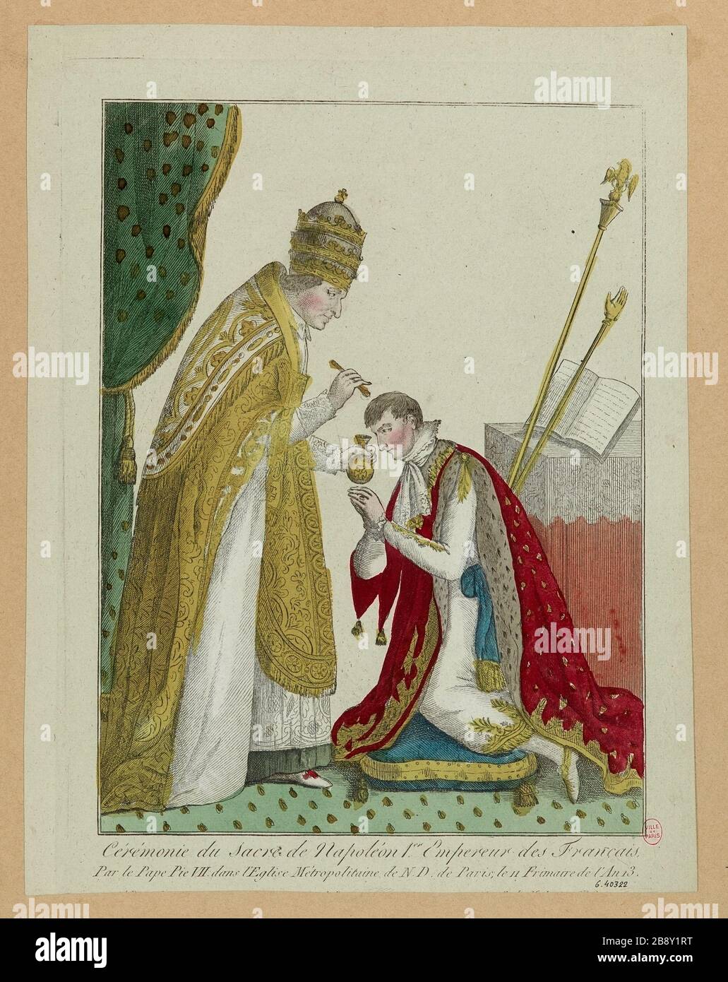 Ceremony Coronation of Napoleon I Emperor of the French / by Pope Pius ...