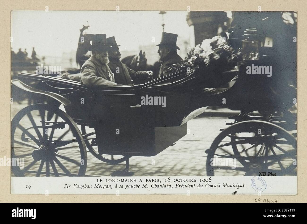 The Lord Mayor in Paris on 16 October 1906. / Sir Morgan Vaughan, on ...