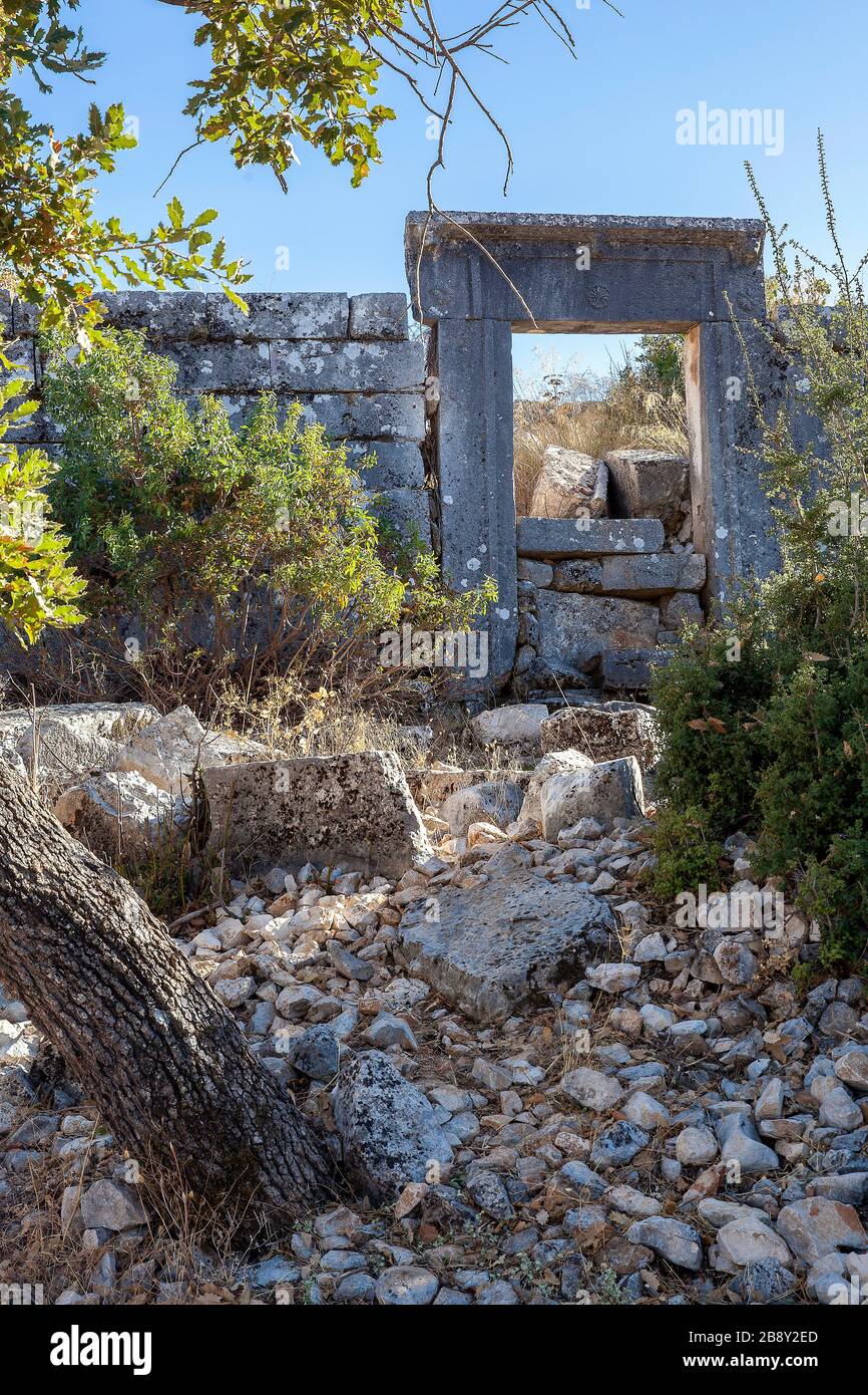 Fethiye rock graves hi-res stock photography and images - Alamy