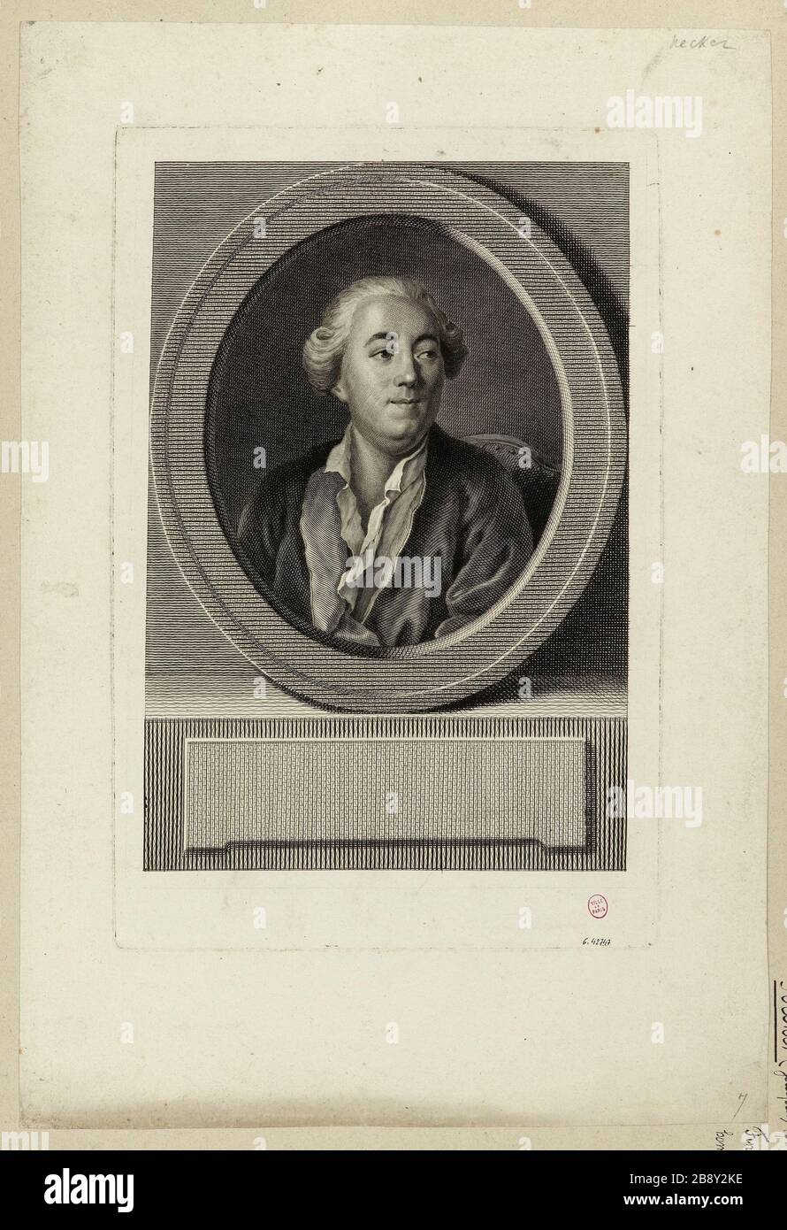 Portrait of Necker Stock Photo - Alamy