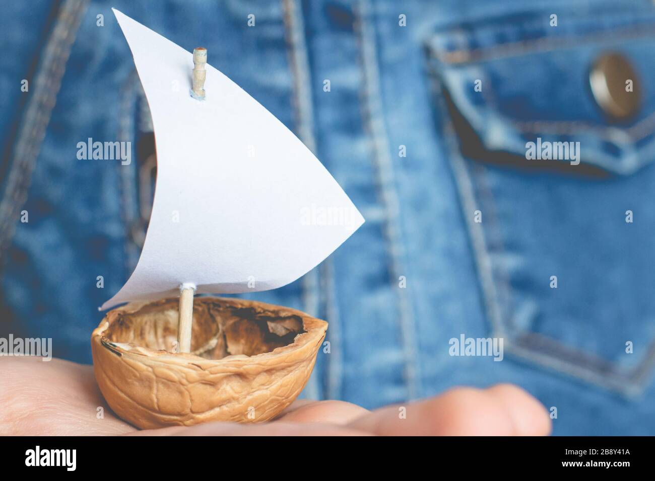 Child model boat hi-res stock photography and images - Alamy