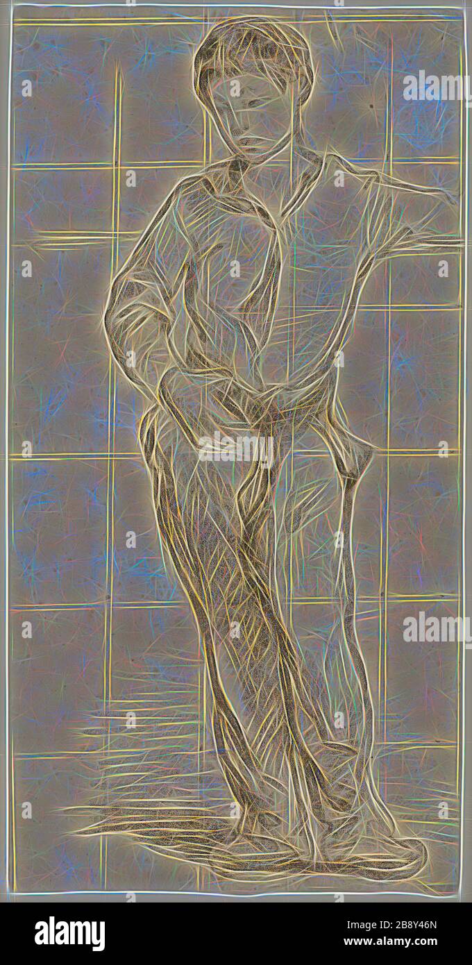 Young Man Standing (Léon Leenhoff) (recto), Sketch of Standing Boy ...