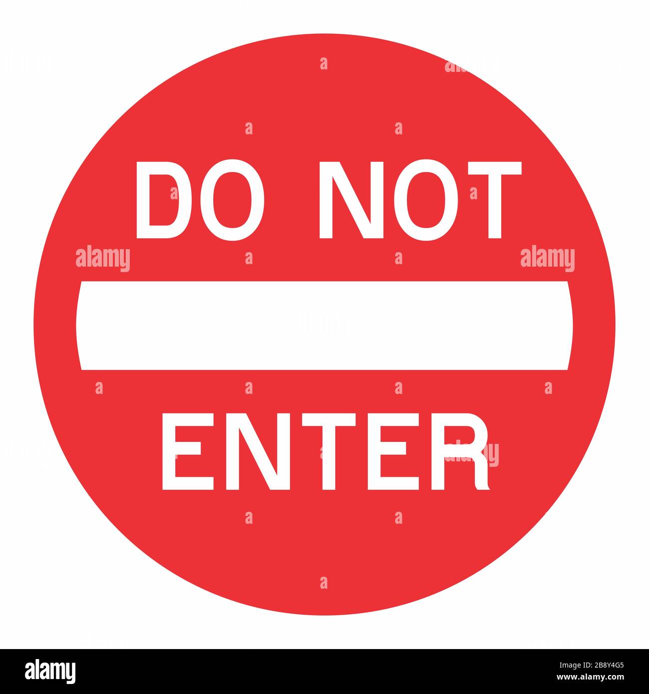 Do Not Enter warning sign Stock Vector Image & Art - Alamy