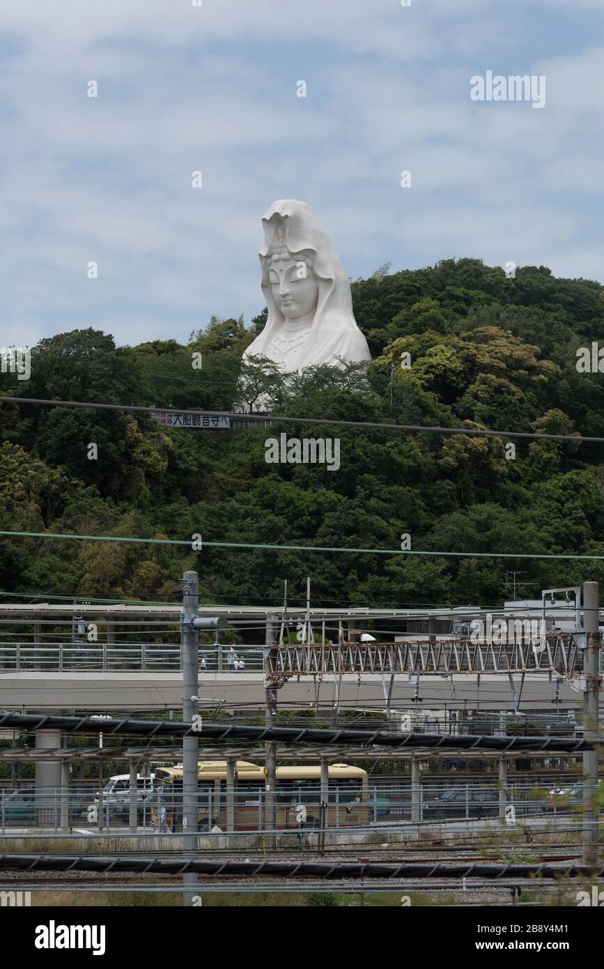 Ofuna/Japan, May 20, 2019: Ofuna Kannon statue in Kannon-ji Temple ...