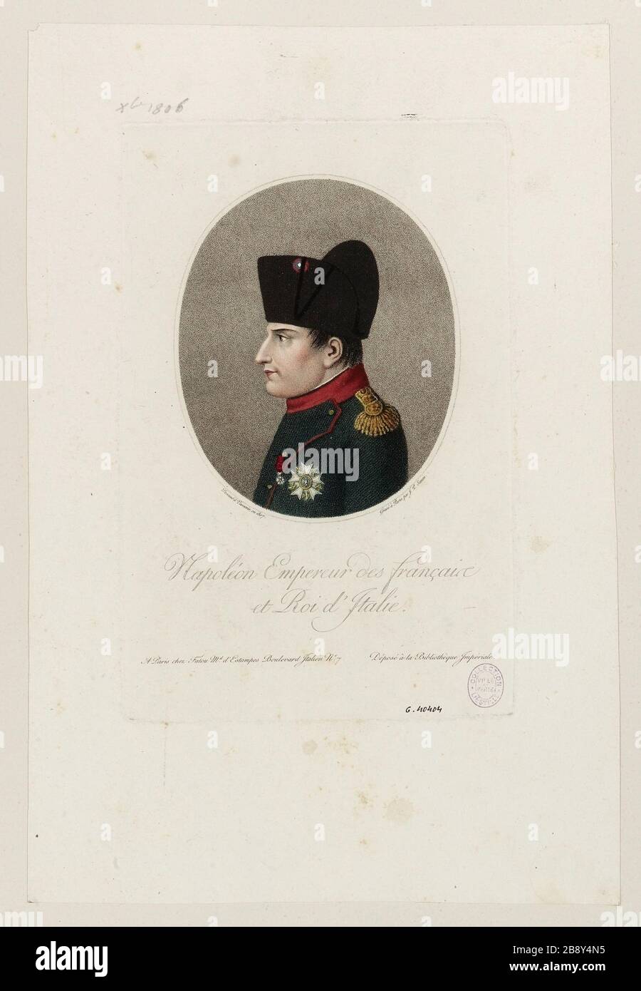 King of italy as napoleon hi-res stock photography and images - Alamy