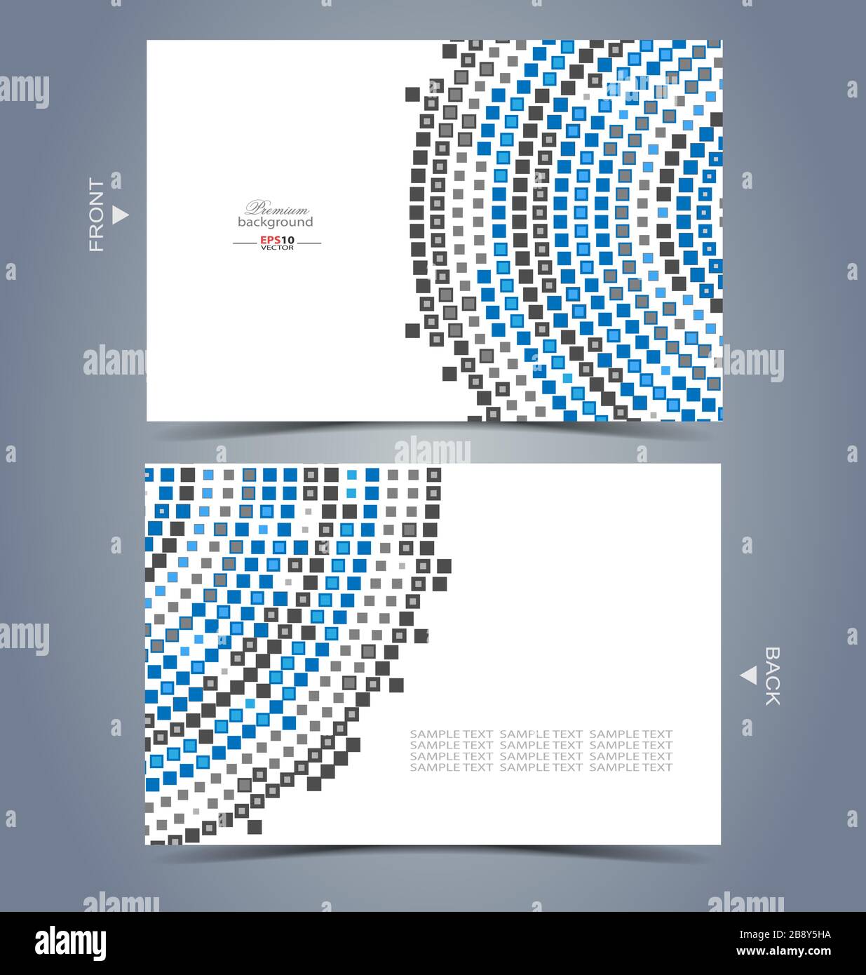 Elegant business card design template for creative design tasks Stock ...