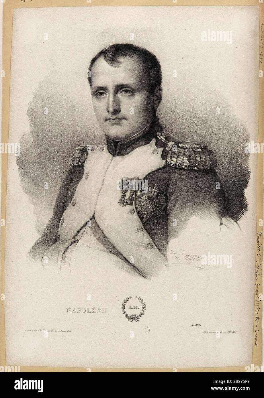 Napoleon in 1814 Stock Photo - Alamy