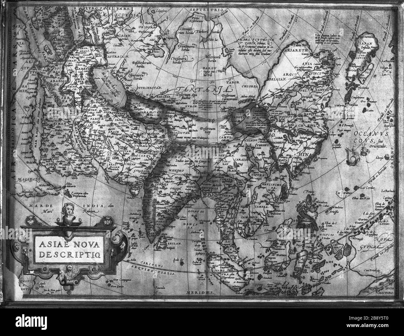 Mapa Negro De Asia ANATOLIA 'Natolie' Asia Minor Turkey. Black Sea