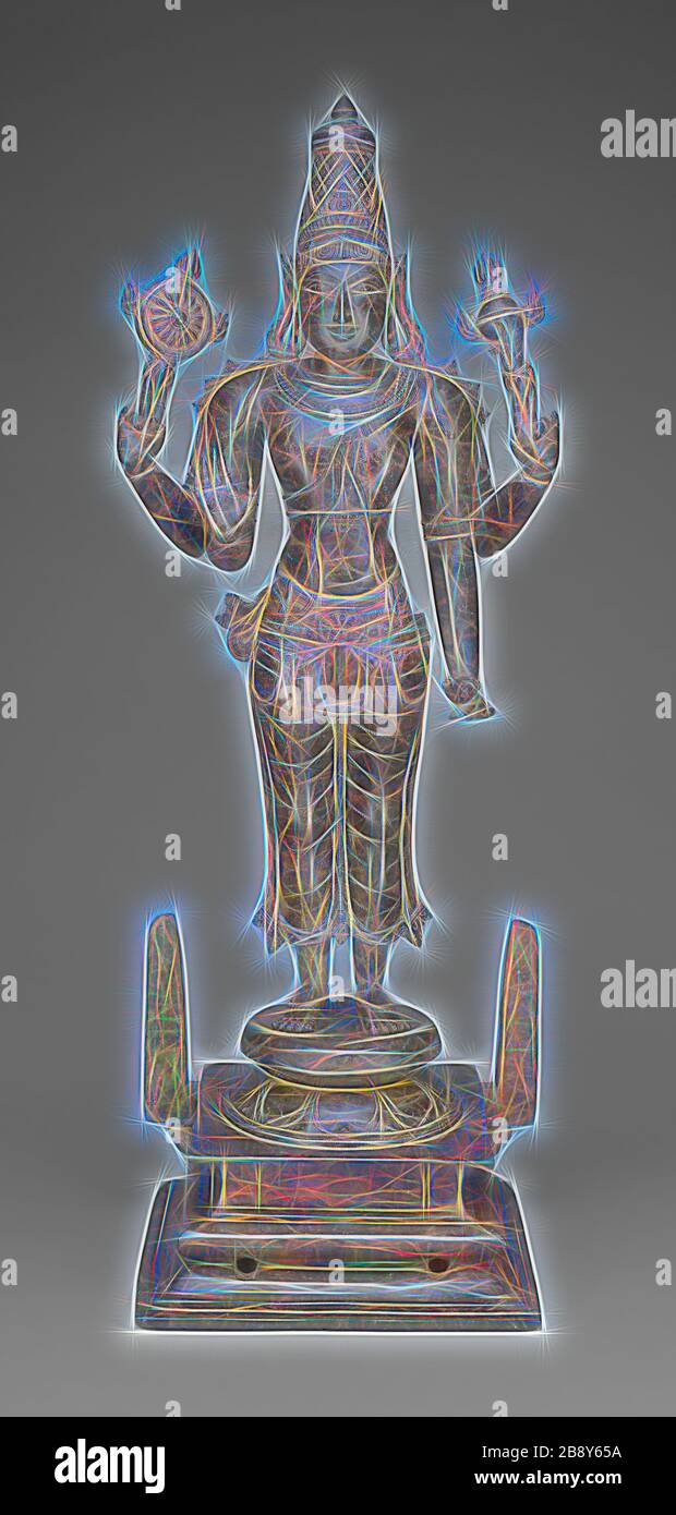 Four armed god vishnu holding discus hi-res stock photography and ...
