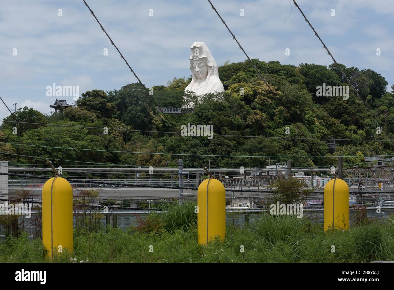 Ofuna/Japan, May 20, 2019: Ofuna Kannon statue in Kannon-ji Temple ...