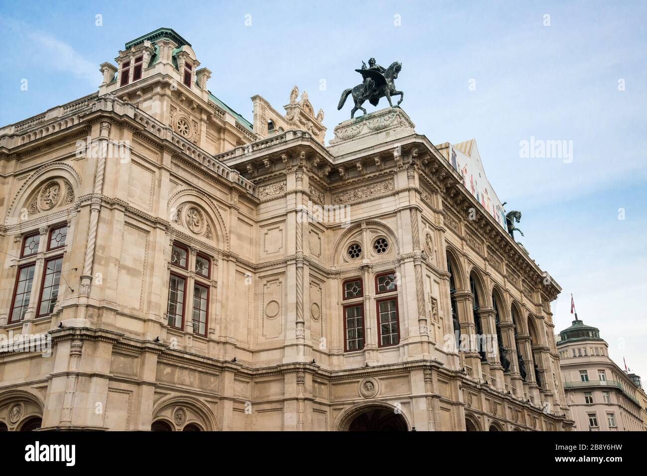 Vienna Opera House, Austria - detail Stock Photo - Alamy