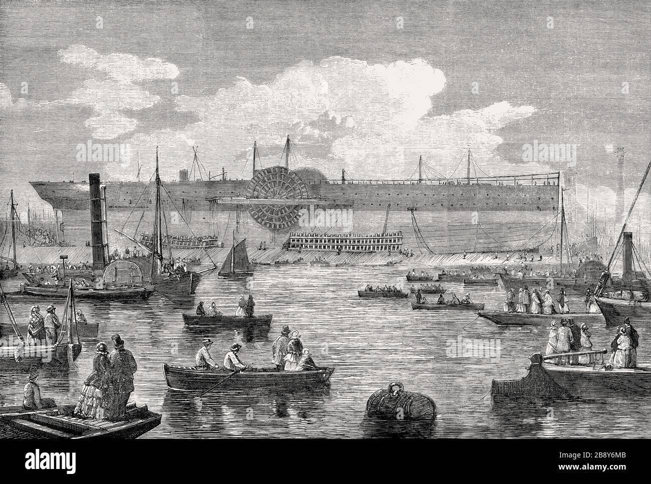 Great eastern ship construction hi-res stock photography and images - Alamy