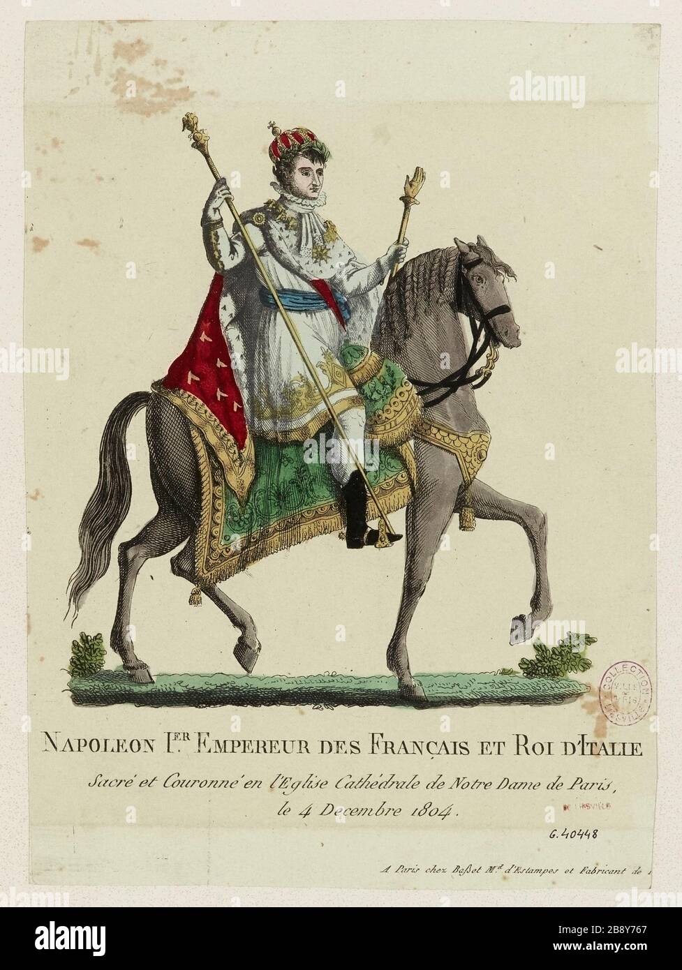 Napoleon French Emperor and King of Italy Stock Photo - Alamy