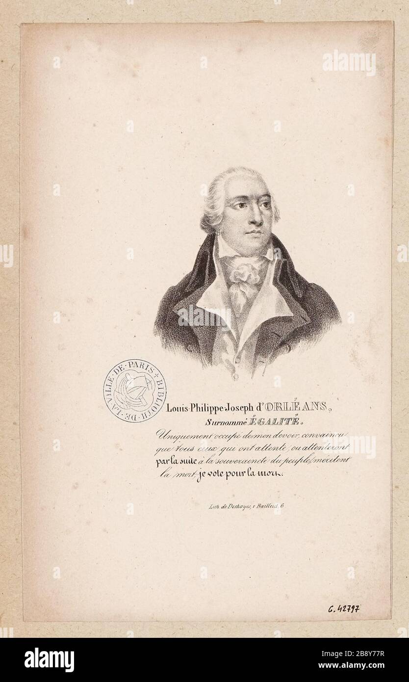 Louis philippe joseph d'orléans hi-res stock photography and images - Alamy