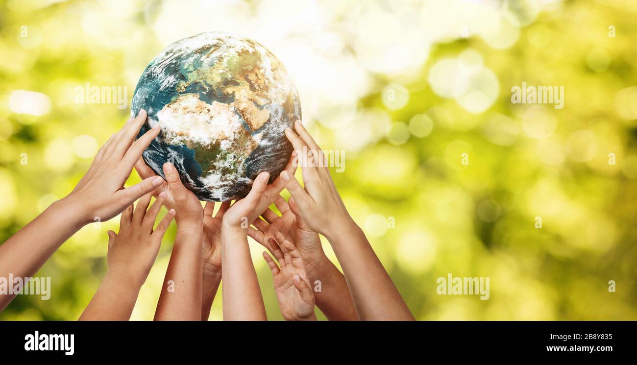 Child protect earth hi-res stock photography and images - Alamy