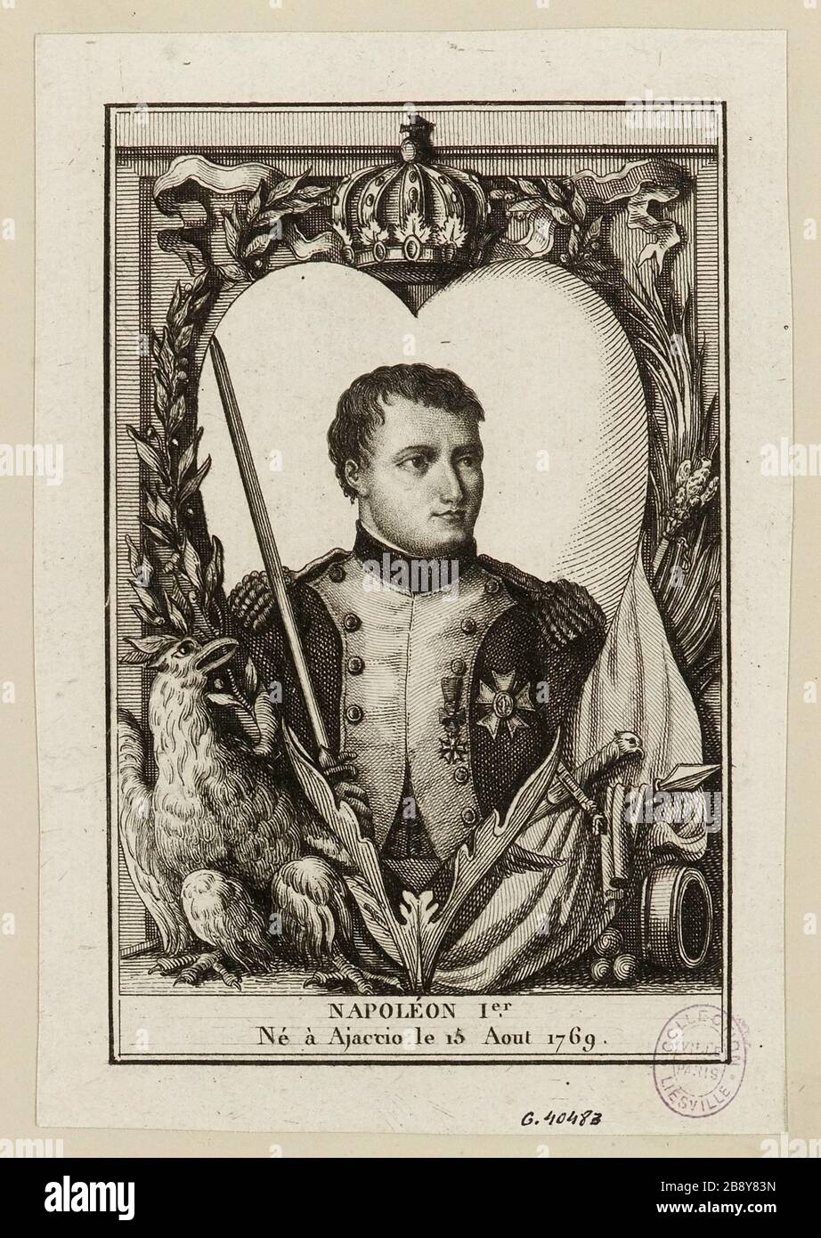Napoleon / Born in Ajaccio August 15, 1769 Stock Photo - Alamy