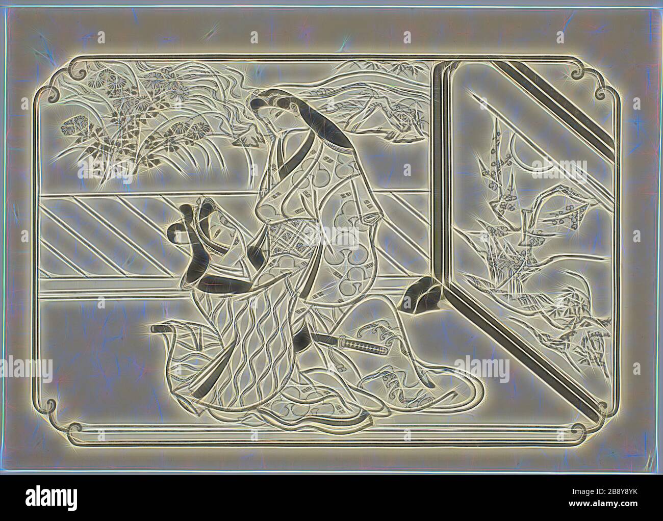 Behind the Screen, c. 1673/81, Hishikawa Moronobu, Japanese, (?)-1694 ...