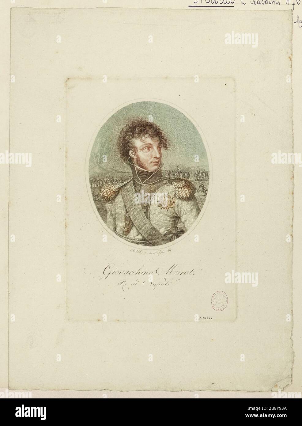 Joachim Murat / King of Naples Stock Photo - Alamy