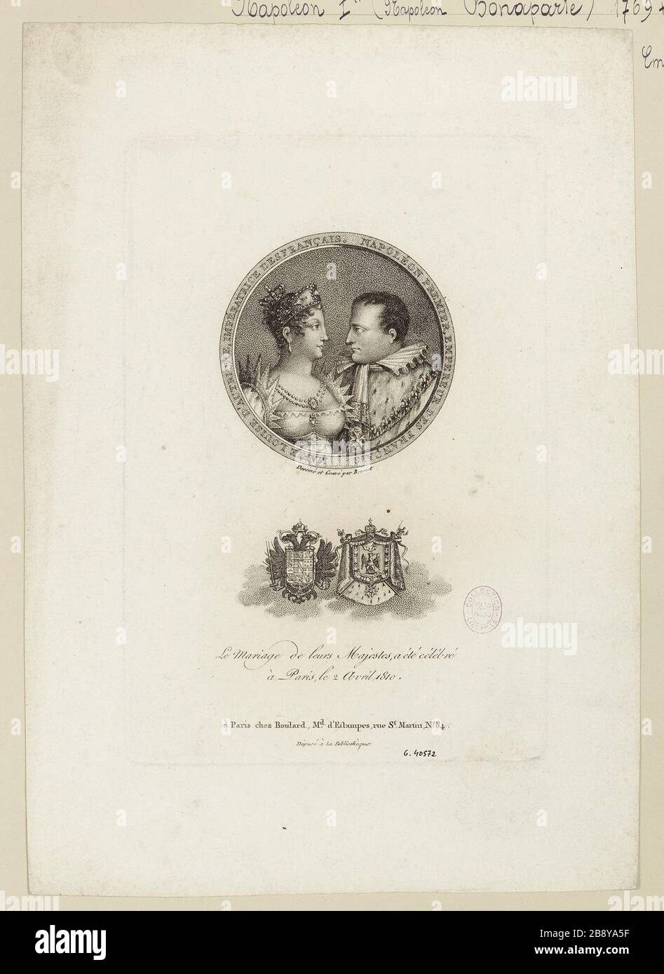 The Marriage of their Majesties was celebrated / in Paris, April 2 ...