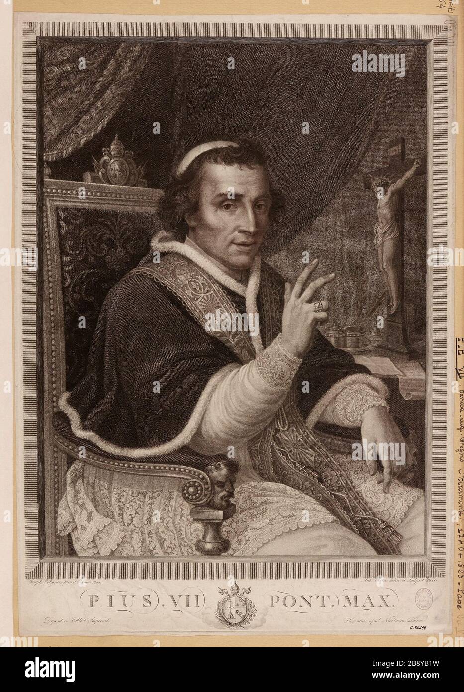 Pius. VII Pont. Max Stock Photo - Alamy