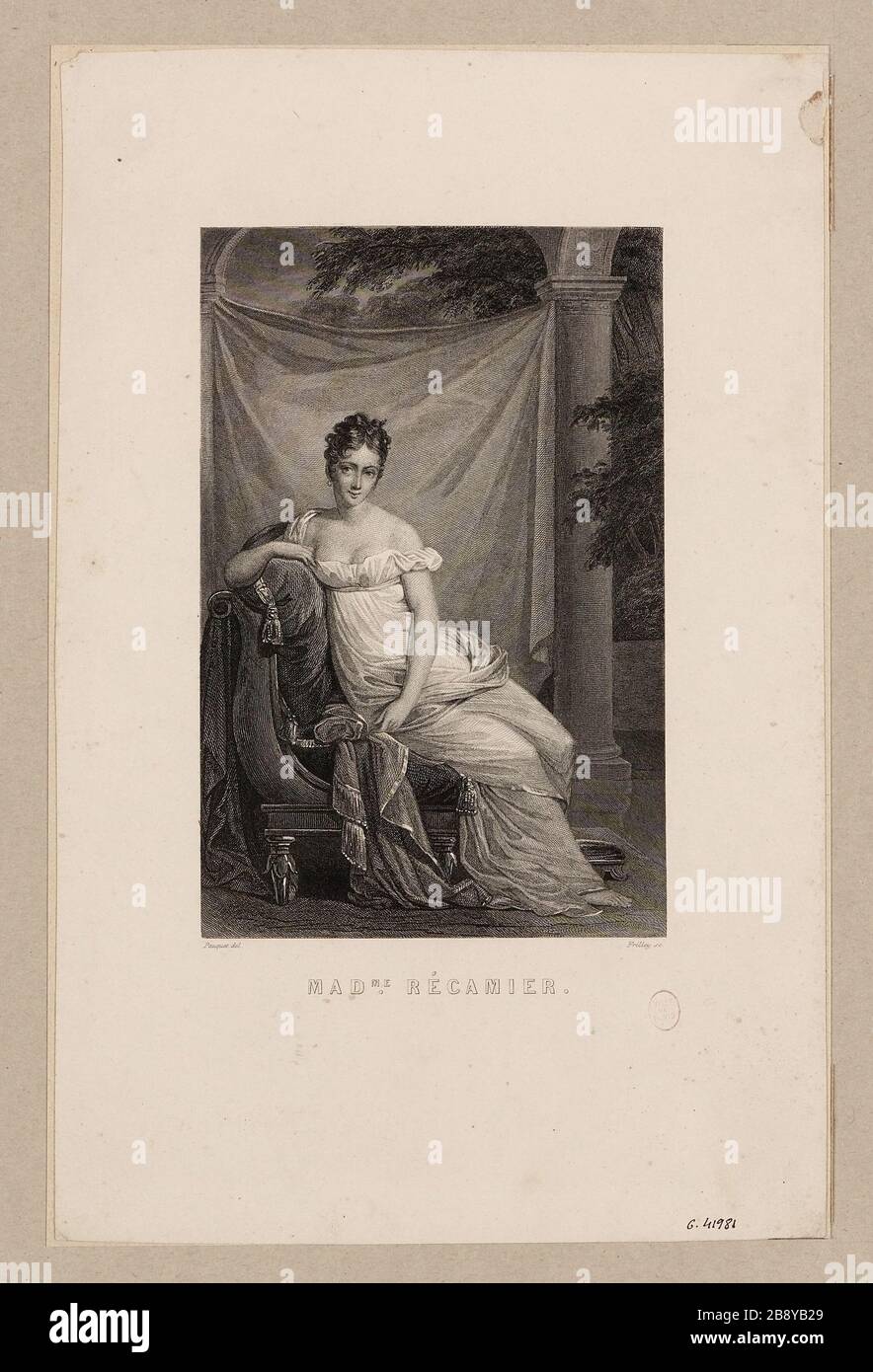 Recamier madame hi-res stock photography and images - Alamy