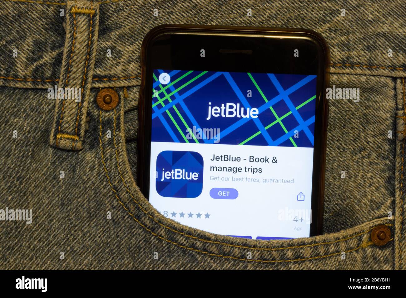 Jetblue app logo hi-res stock photography and images - Alamy
