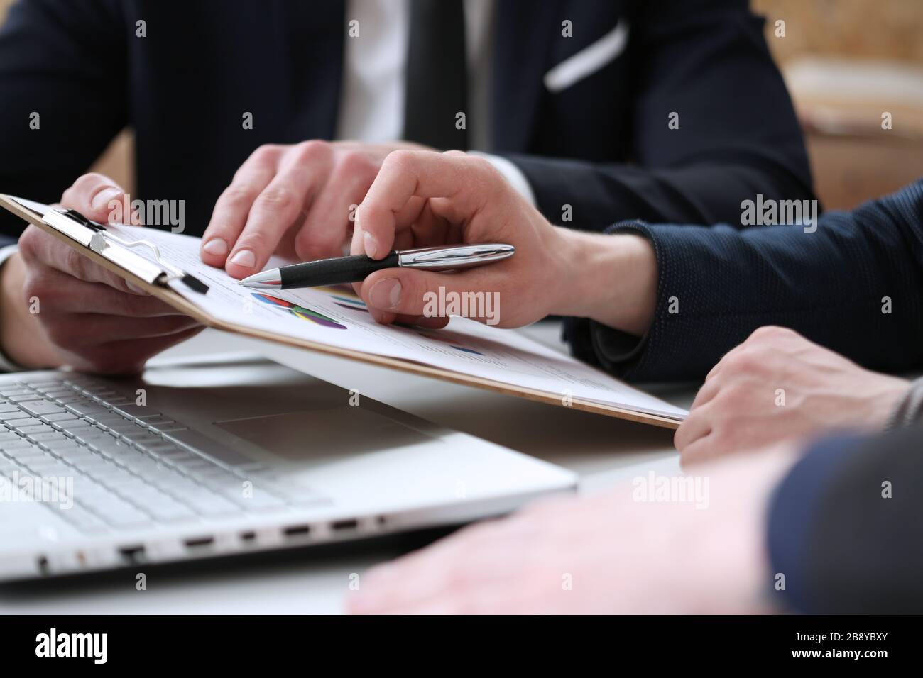 Group of people deliberate on problem Stock Photo - Alamy
