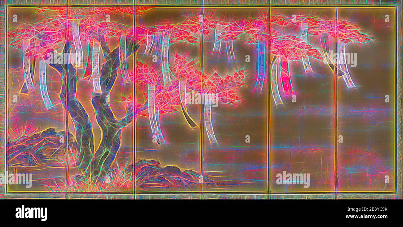 Autumn maples with poem slips hi-res stock photography and images - Alamy