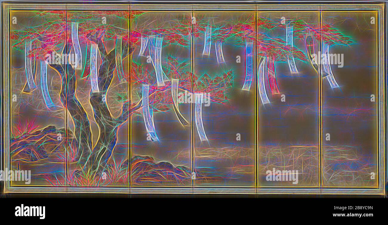 Japanese silk screen hi-res stock photography and images - Alamy
