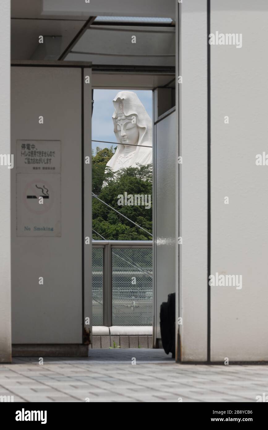 Ofuna/Japan, May 20, 2019: Ofuna Kannon statue in Kannon-ji Temple ...