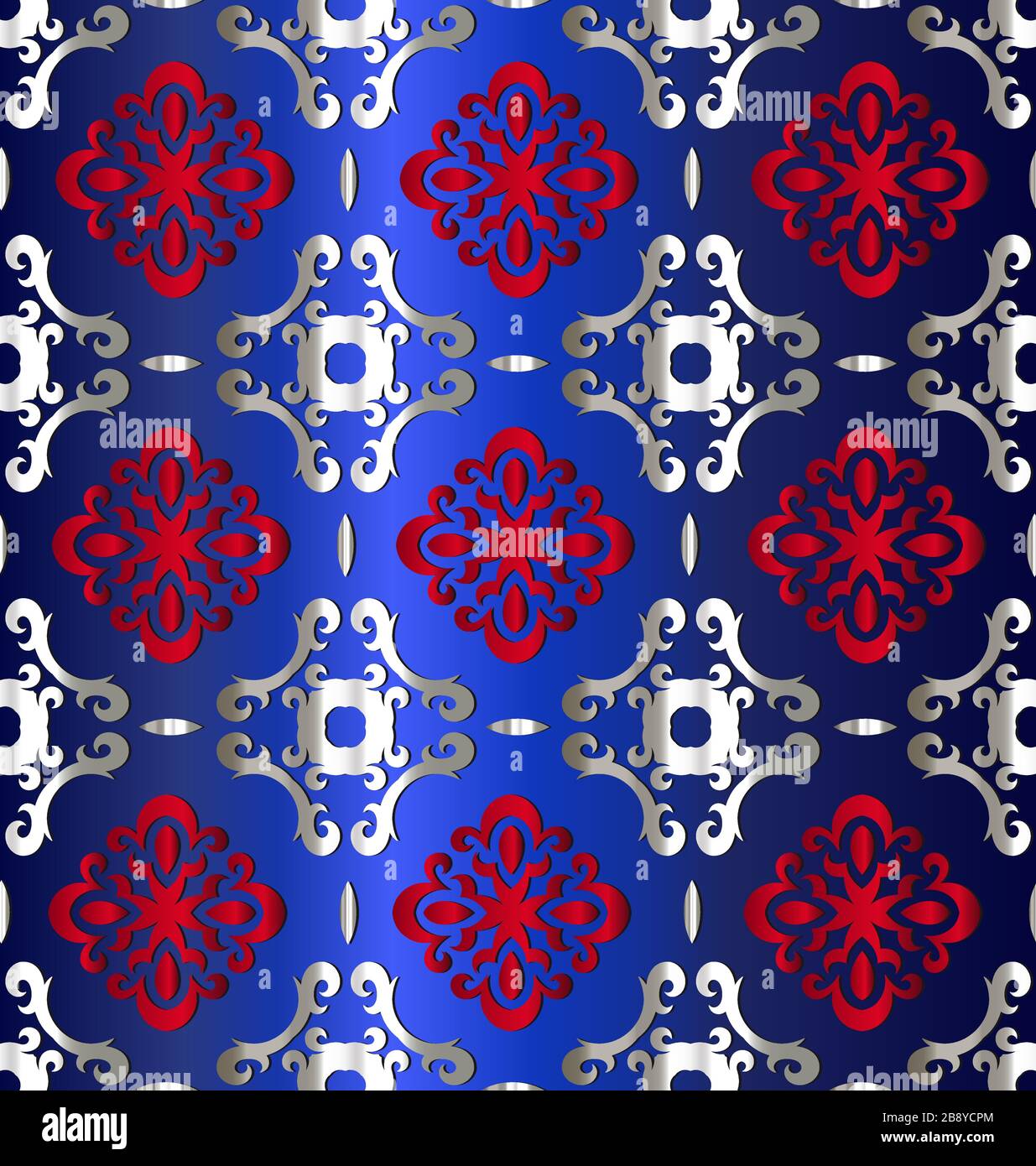 Seamless pattern tile background for creative design Stock Vector Image ...