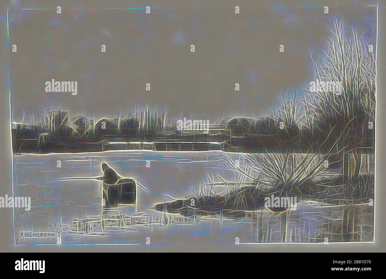 Field’s Weir, Near Rye House, 1888, Peter Henry Emerson, English, born ...