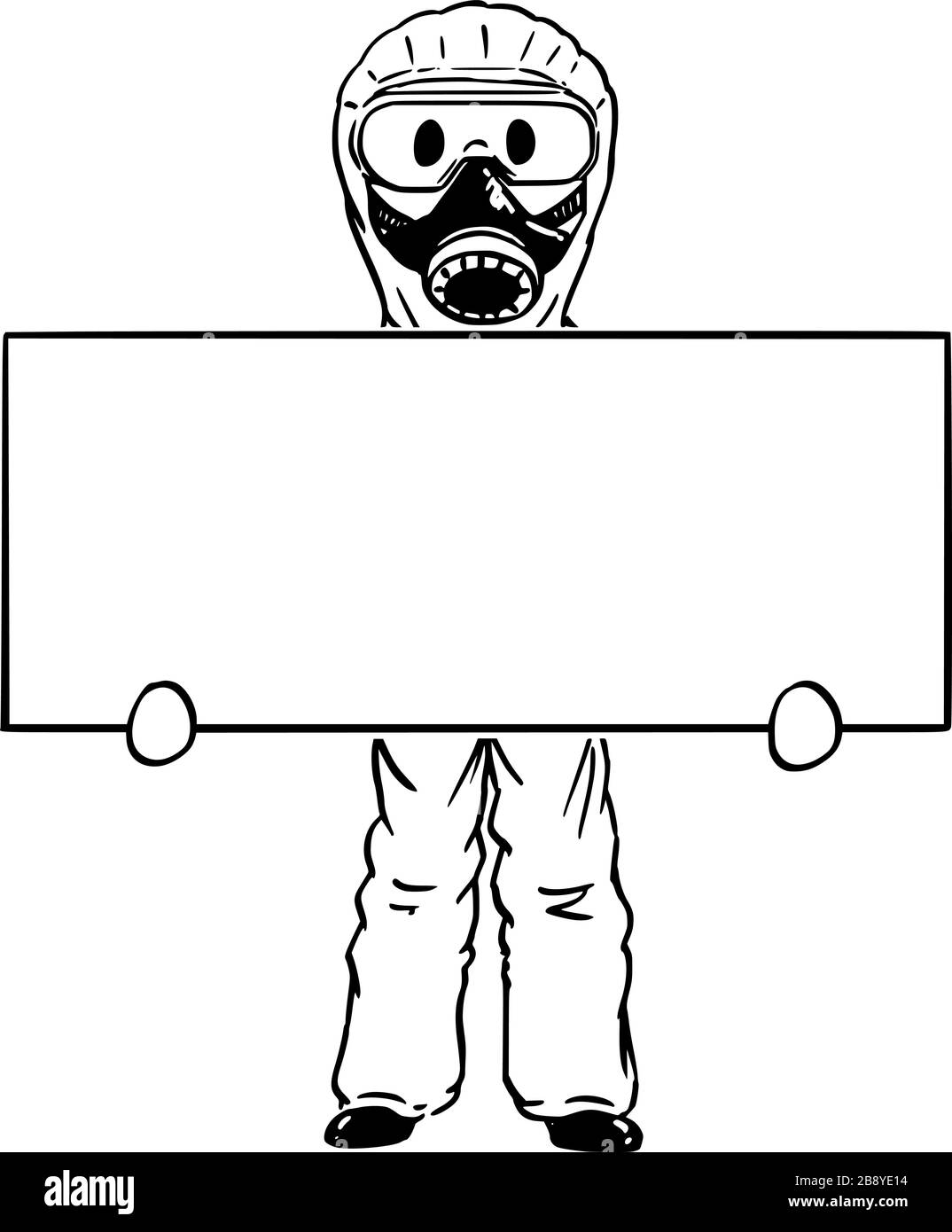 Vector cartoon stick figure drawing conceptual illustration of man ...