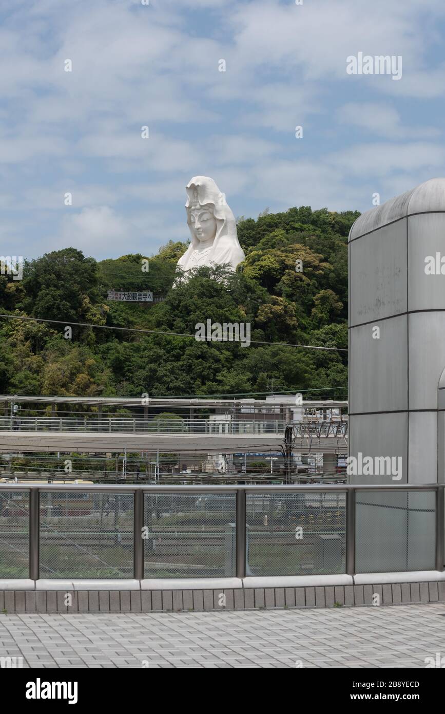 Ofuna/Japan, May 20, 2019: Ofuna Kannon statue in Kannon-ji Temple ...