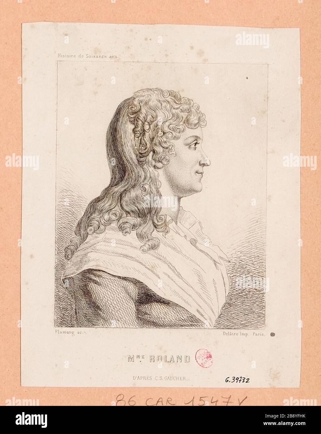 Sixty years history. Madame Roland Stock Photo - Alamy